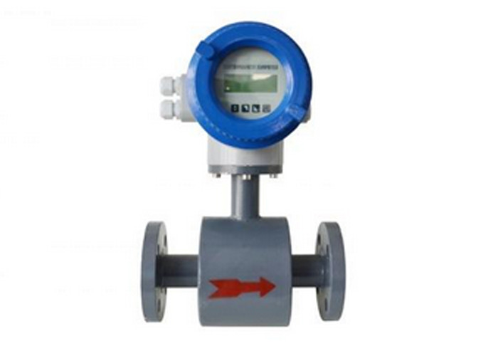 PTFE Liner Dan Tampilan Lokal Magnetic Flow Meter DN200 Untuk Air ...