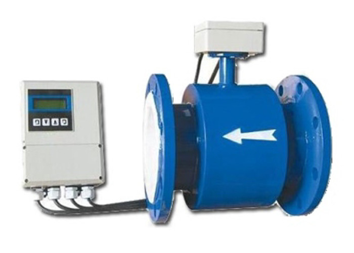 Flanged Flow Meter Elektromagnetik Untuk Konduktif Cairan Dalam Pipa
