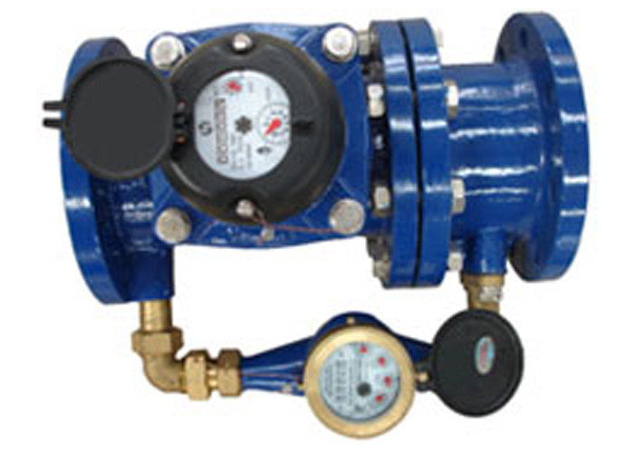 DN250 Magnetic Dry Dial Meter Air Kombinasi Besi Cor WoltmanType Meter ...